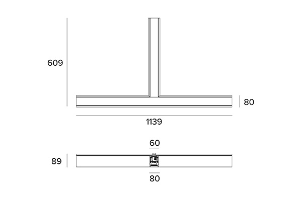 LOGICO System - Recessed with flange - Continuous light module ...