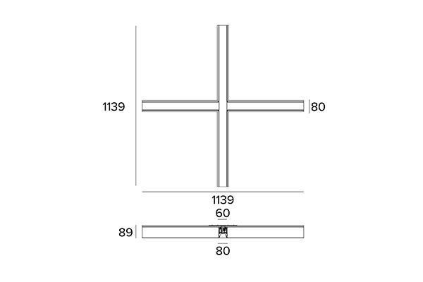 LOGICO System - Recessed with flange - Continuous light module ...